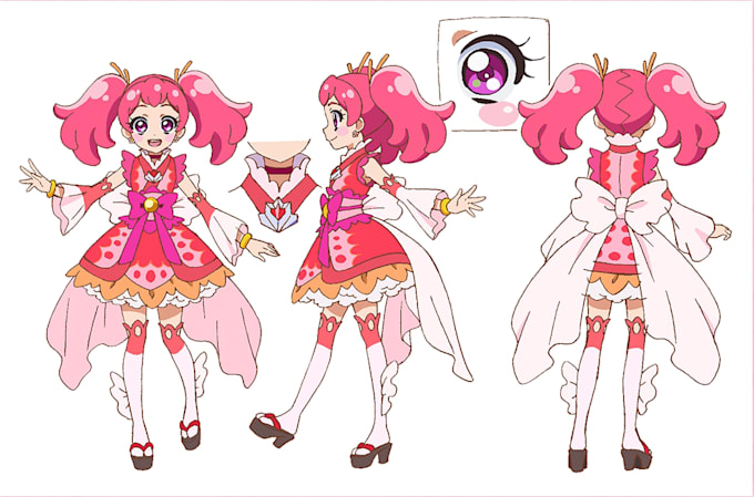 Make a complete turnaround of a anime character by Weallareone673 | Fiverr