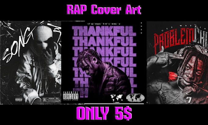 Make a rap cover art by Armuzas | Fiverr