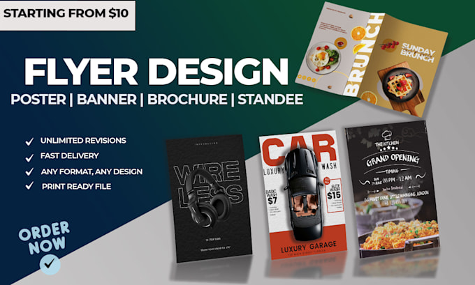 Design professional flyers, brochure, standee and posters by Nimra ...