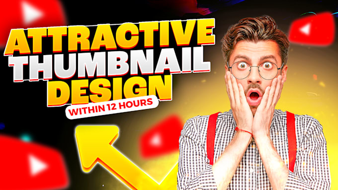 Design attractive eye catchy youtube thumbnail by Designdazzlers | Fiverr