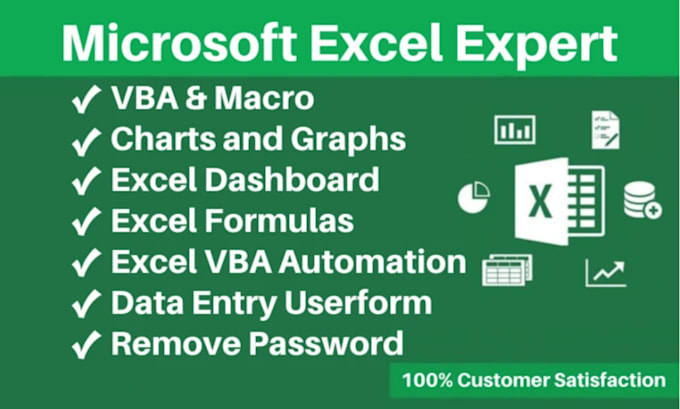 Do any microsoft excel formulas, excel vba, excel macros and chart