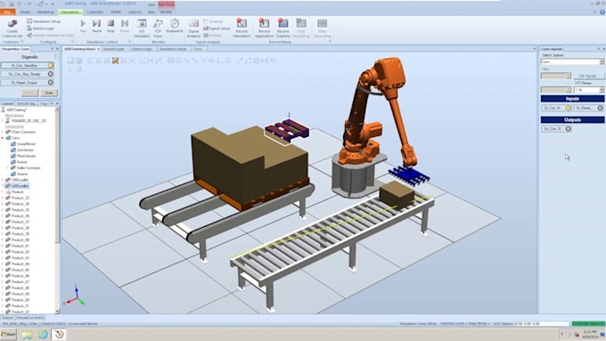 Program and simulate abb robot with robostudio by Seif_safer | Fiverr