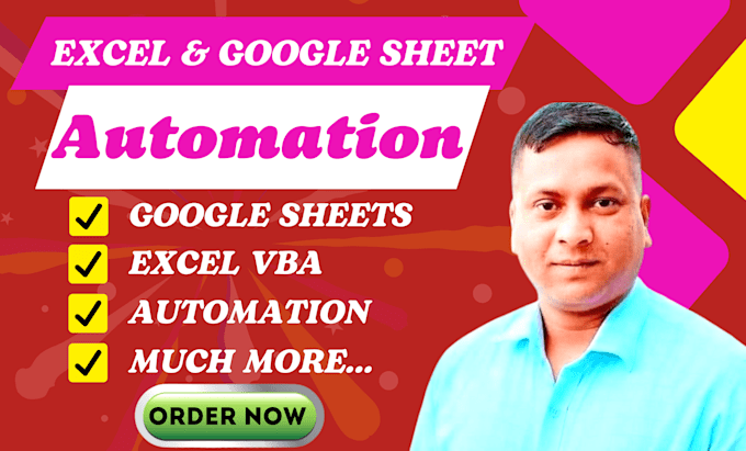 Automate excel spreadsheet, google sheets, vba, app script, formulas by ... Automate excel spreadsheet, google sheets, vba, app script, formulas by ...