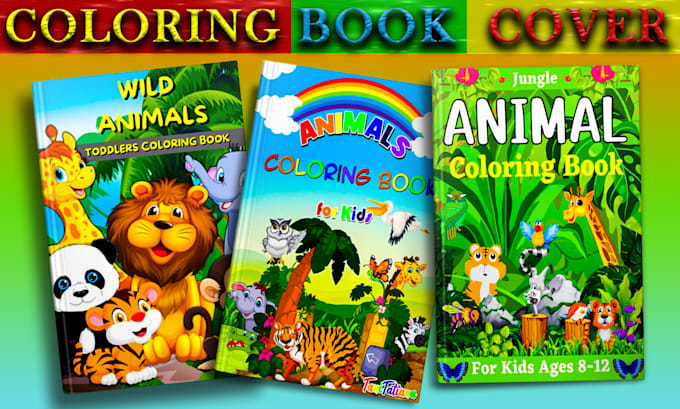 Design coloring book cover, children book cover and ebook cover in just ...