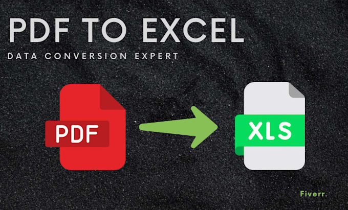 Convert your pdf file into excel and csv file by Razaabbas385 | Fiverr