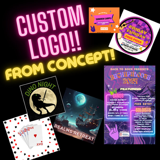 Create a custom logo by Graciesheperd | Fiverr