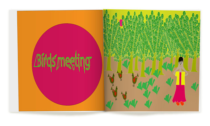 Illustrate children story book interior by Mahima_akther | Fiverr