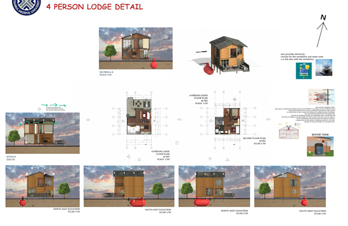 Delivery 2d, 3d architecture drawings in revit by Dotdae | Fiverr