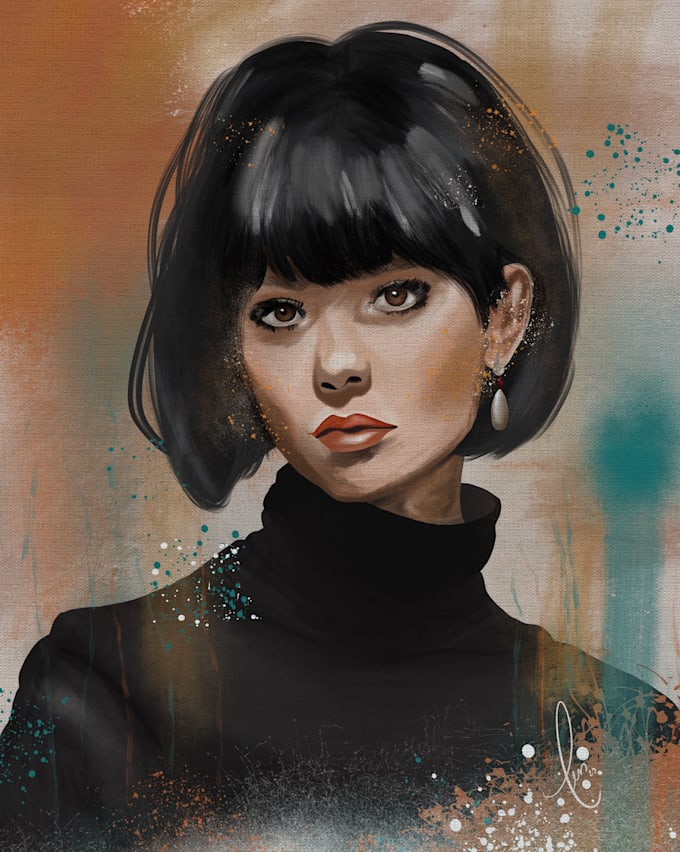 Do a digital art portrait by Jessprisc | Fiverr