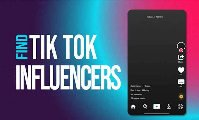 Find tiktok influencer list for tik tok promotion by Amilaudanavaz | Fiverr