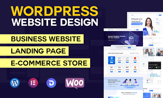 Design and develop responsive business wordpress website design by ...