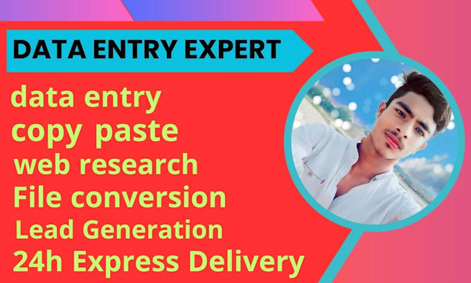 Data entry copy paste typing web research lead generation by Mehedi_mr_3807 | Fiverr