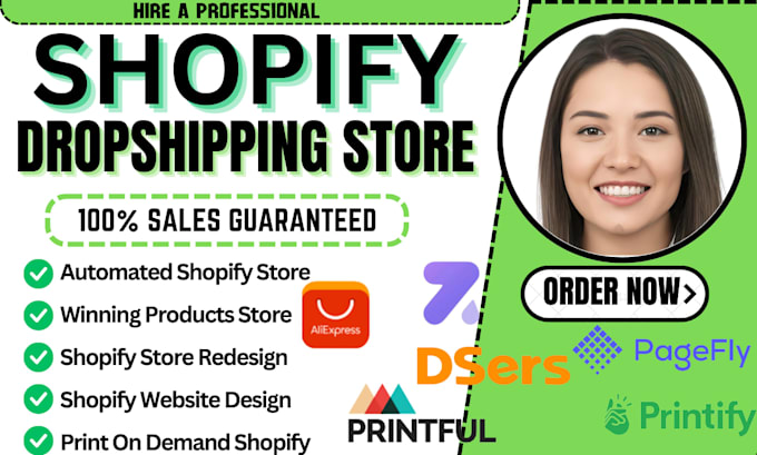 Create shopify dropshipping store, build shopify website seo, store redesign by Emilia_mia1 | Fiverr