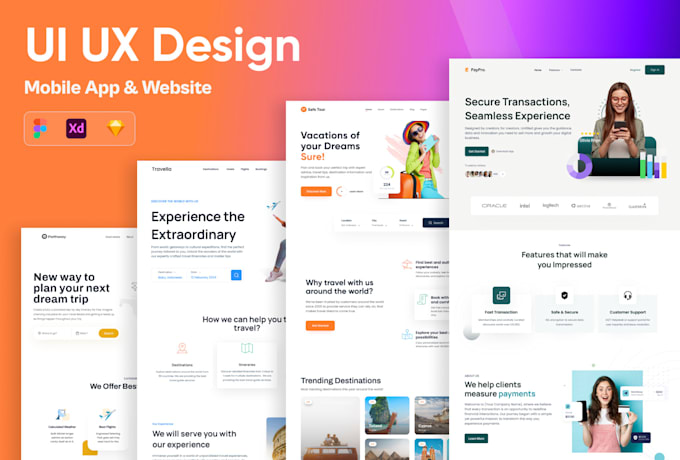 Do website ui ux design, mobile app ui ux design in figma by Hashir_jamil | Fiverr