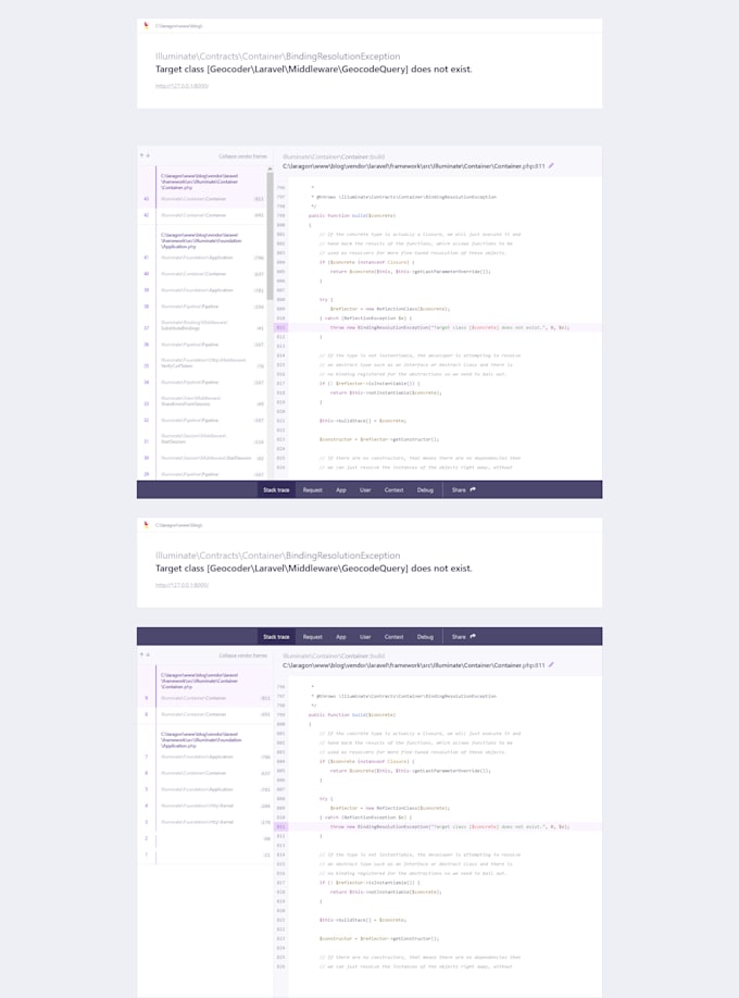 Solve php bugs, laravel errors and live server issues by ... Solve php bugs, laravel errors and live server issues by ...