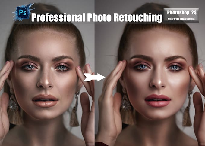 Smoothing skin retouching, fashion photography photo editing by ...