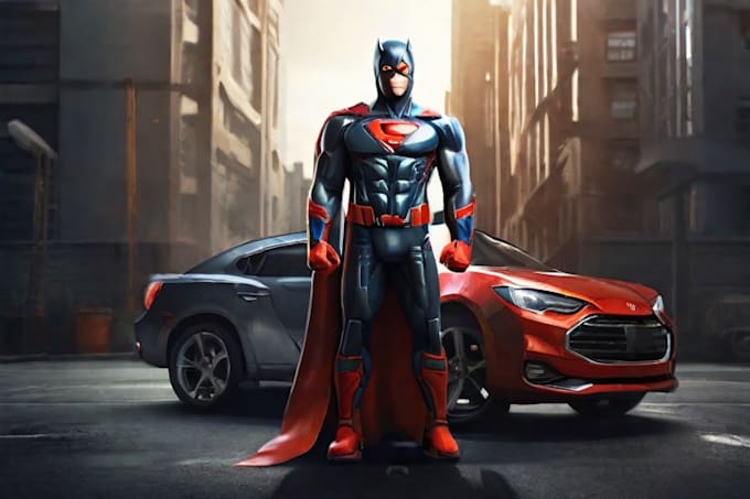 Make super hero character illustration by Borugorl | Fiverr