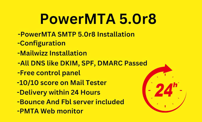 Setup smtp server with powermta latest version and mailwizz by Ssabir1 ...