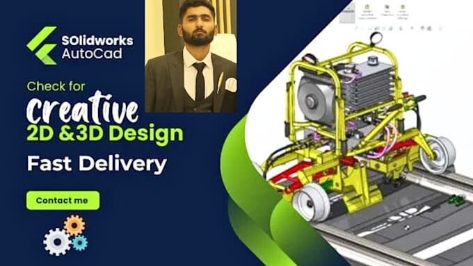 Assist you in cad models and assignments using solidworks by Saifurrehman979 | Fiverr