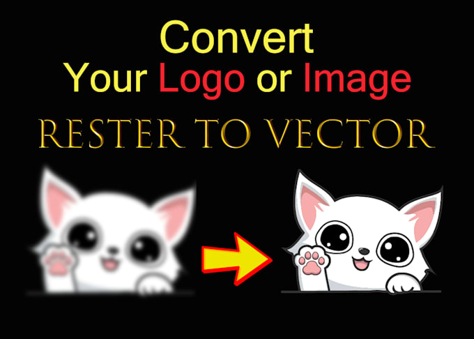 Do redesign, clean up logo, by vector tracing within 1 hour by ...