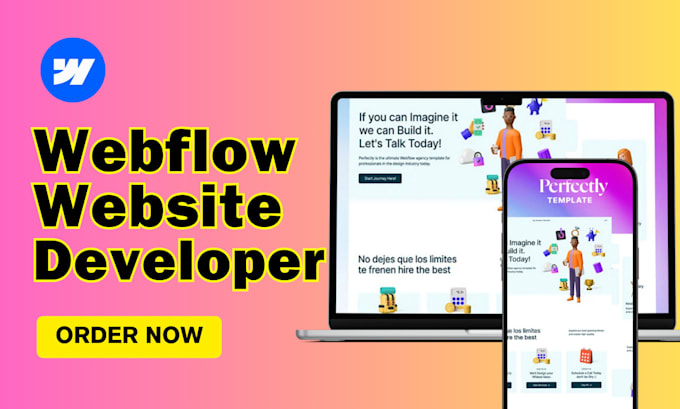 Create a portfolio website using webflow website development by Ai_web_expart | Fiverr