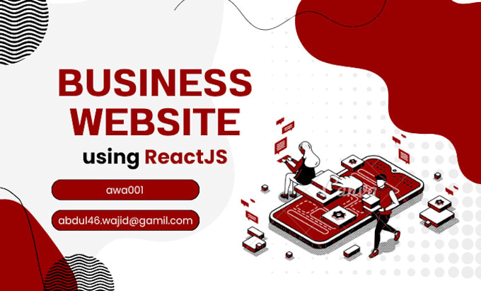 Make a business website using reactjs by Awa001 | Fiverr