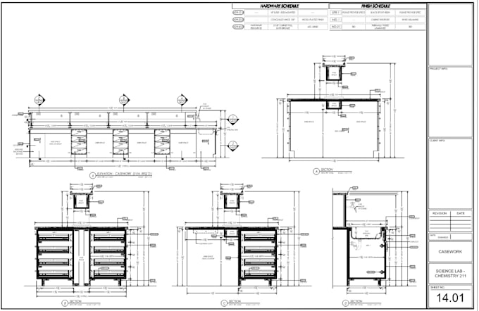 Draft millwork shop drawings by Alejandro23g | Fiverr