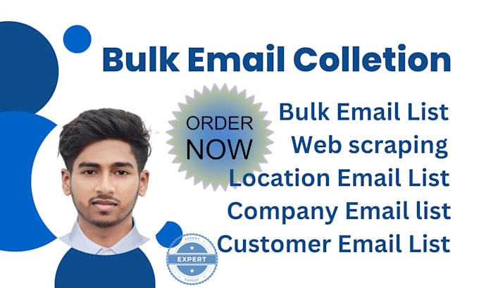 Collect a niche active and valid bulk email targeted connection list by ...