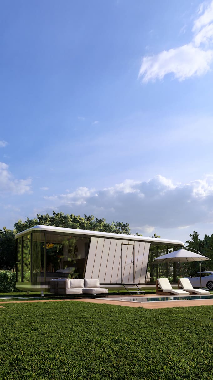 Designtiny house plans, 3d modelling and renders by Cetinkayataha | Fiverr