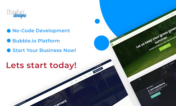 Build you a no code website by Livefusion | Fiverr