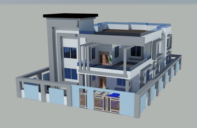 Draw architectural 3d models of houses with render by Ararchitect00 | Fiverr