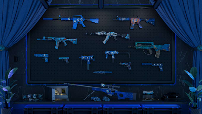 Render your counter strike skins by Cemberkay | Fiverr