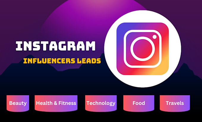 Find the best instagram influencers list by Marketer_rabeya | Fiverr