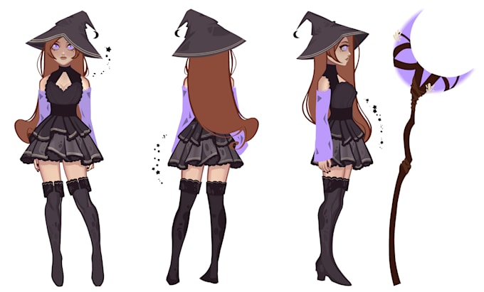 Draw character sheet for you by Teaowl | Fiverr