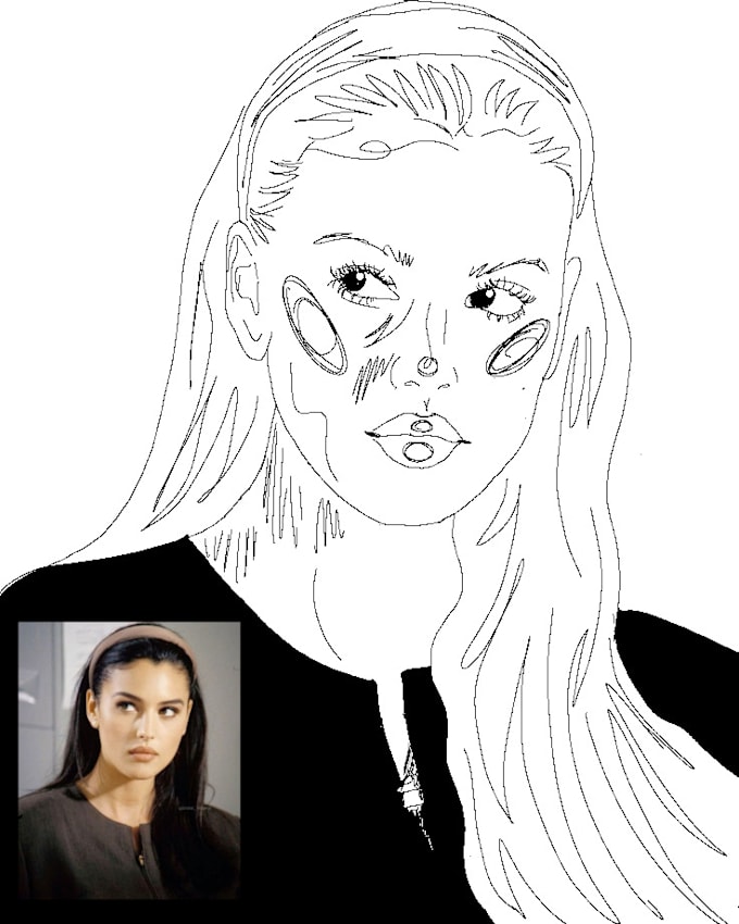 how to draw a face on ibispaint x