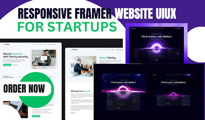 Responsive framer startup website ui ux framer animation figma to ... Responsive framer startup website ui ux framer animation figma to ...