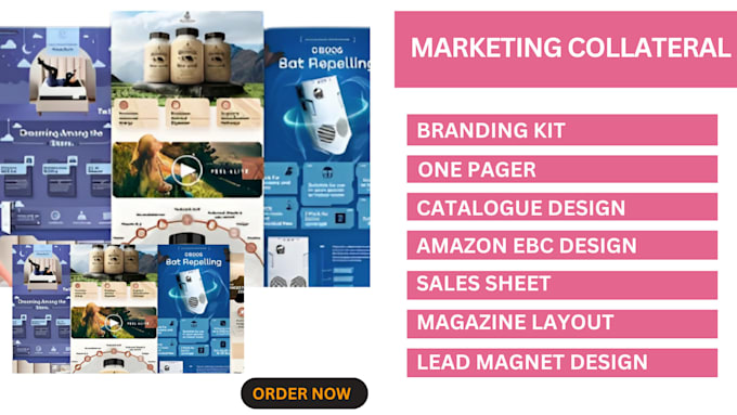 Design amazon ebc, one pager, sale sheet, branding kits, magazine ...