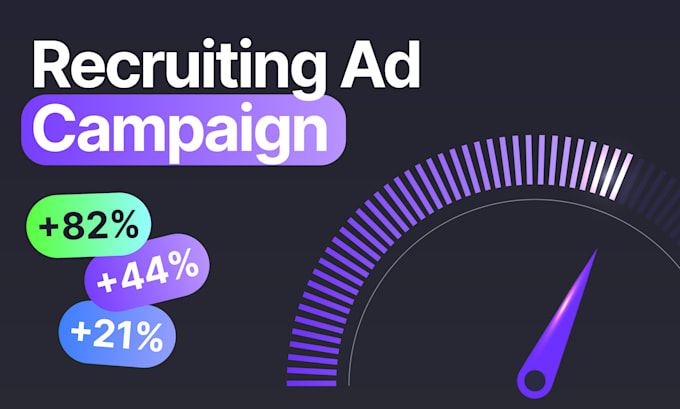 Create and optimize you social recruiting ad campaign by Faceless_team ...