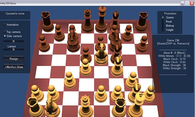 Develop chess multiplayer game in unity3d by Jonhsonmaxwell | Fiverr