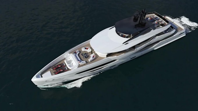 Do 3d yacht design, 3d boat, 3d yacht animation, 3d rendering by ...