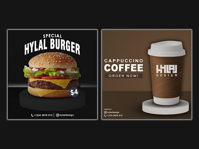 Custom promotional flyers for social media and print by Hylaldesign ...
