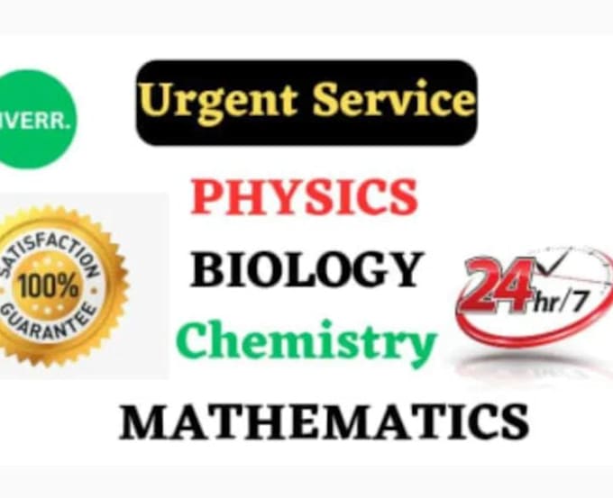Physics, chemistry,mechanics,problems, assignment and labs by Sebo735 | Fiverr