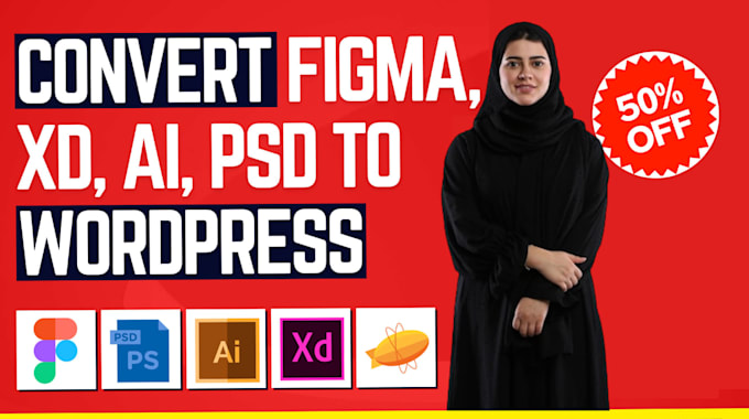 Convert psd to wordpress,figma to wordpress, figma to elementor
