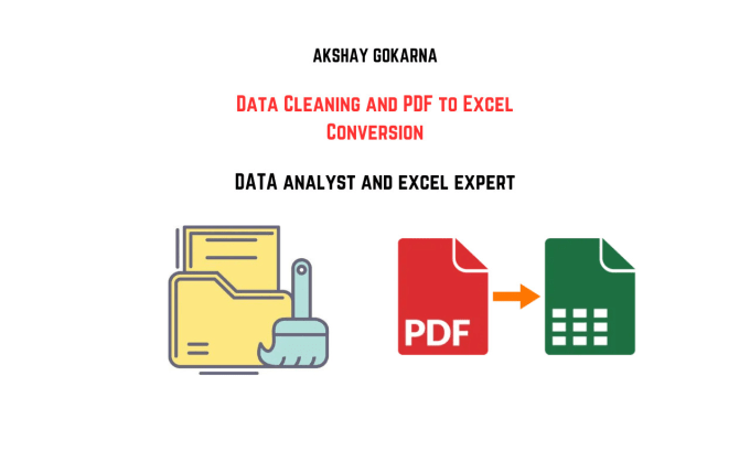 Clean data, and convert pdf to excel files while merging many pdfs Clean data, and convert pdf to excel files while merging many pdfs