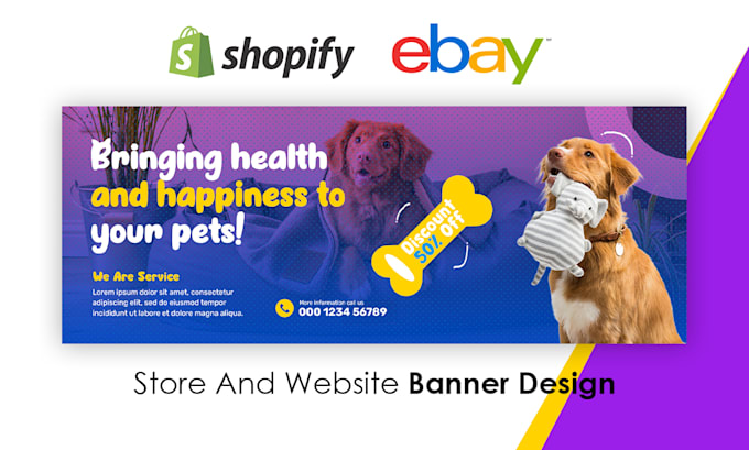 Ebay banner and shopify store banner by Mehedihasan995 | Fiverr