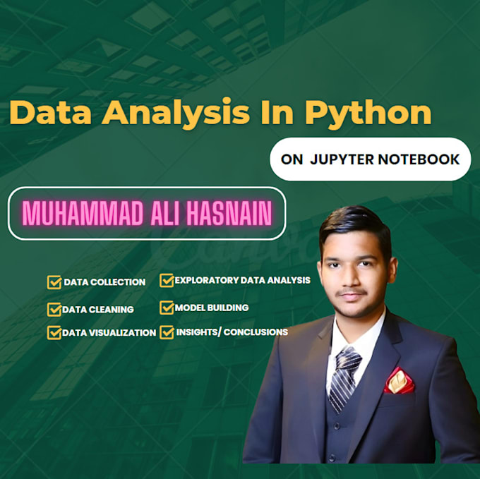 Do statistical data analysis in python by Alihasnain313 | Fiverr