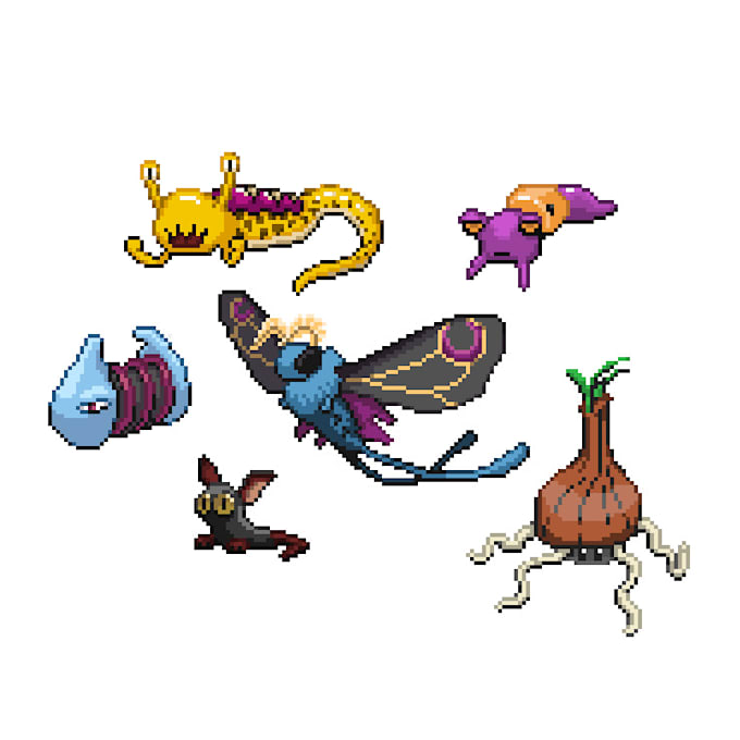 Create high quality fakemon sprites by Baertierchen | Fiverr