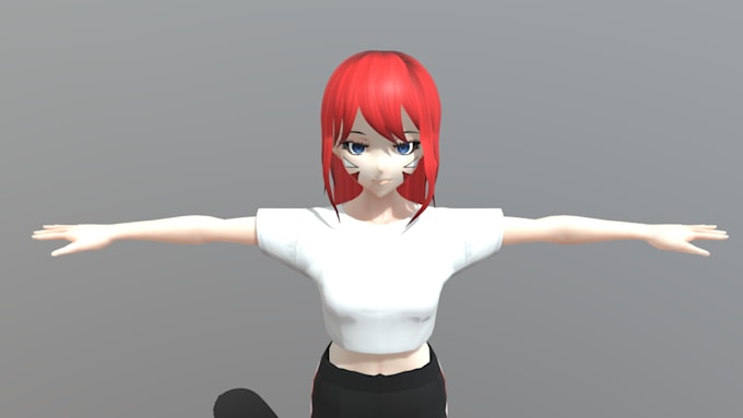 Do anime vrchat avatar mmd vroid 3d gaming vtuber avatar unity vr game ...
