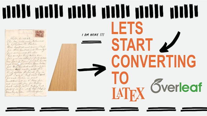 Convert pdf and handwritten document into latex using overleaf by ...