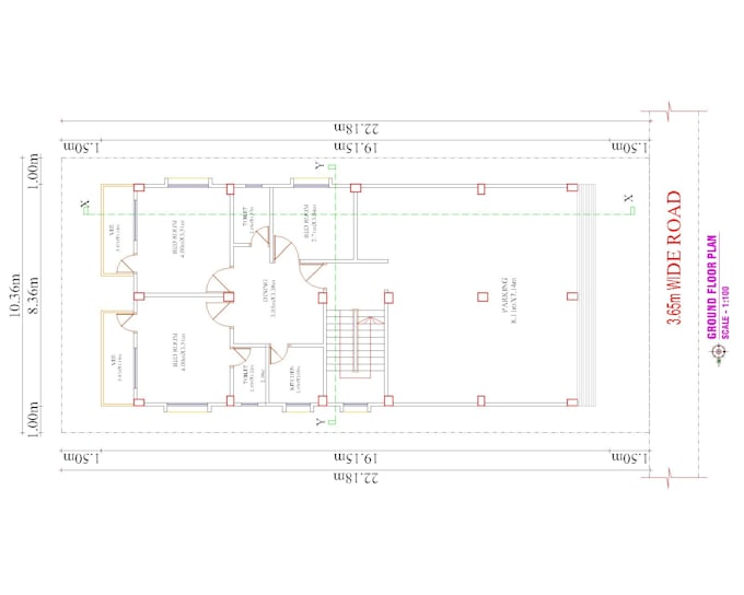 Do draw autocad 2d floor plan 3d drawing and architectural drawing by ...